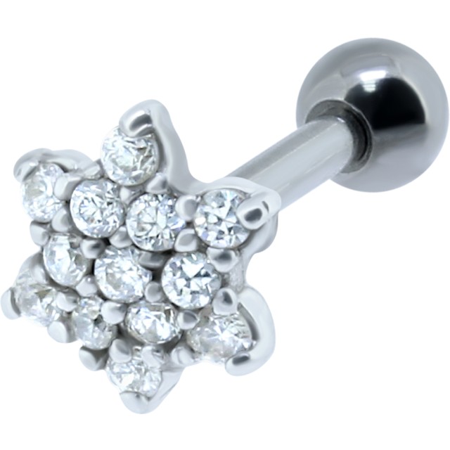 Helix ear piercing star