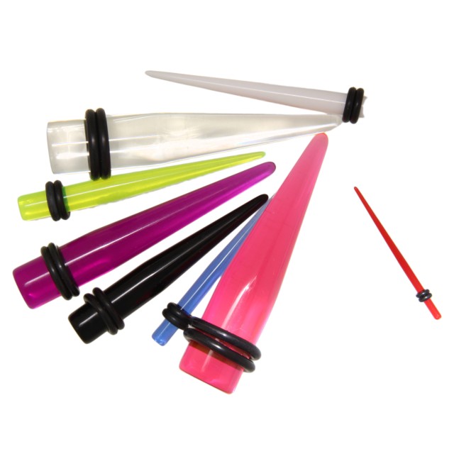 Acrylic expander in many UV colors from 1.6mm to 30mm thick